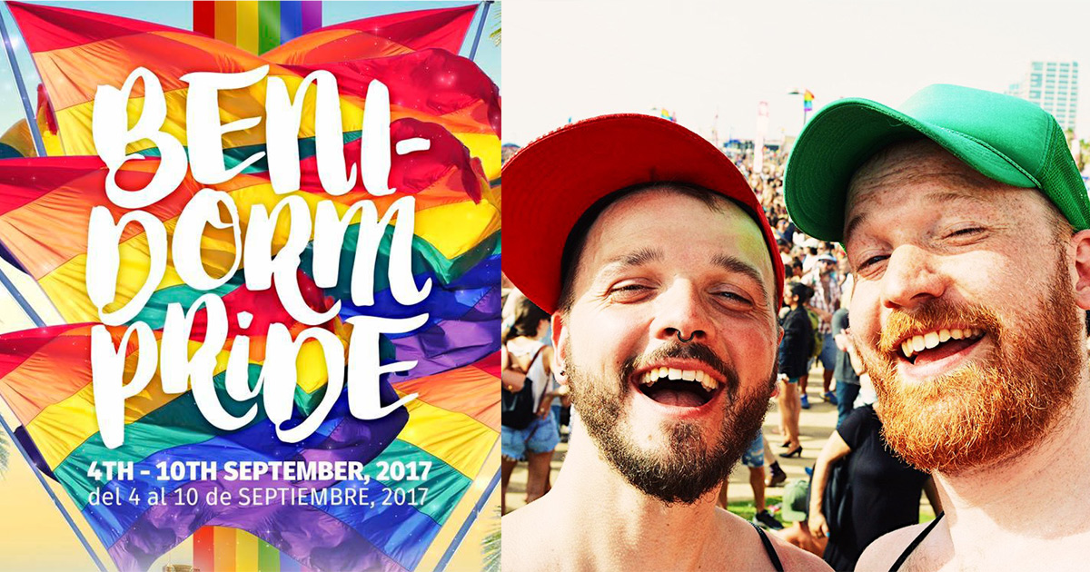 Gay Couple Travel Blogger Benidorm Pride Spain | Coupleofmen.com